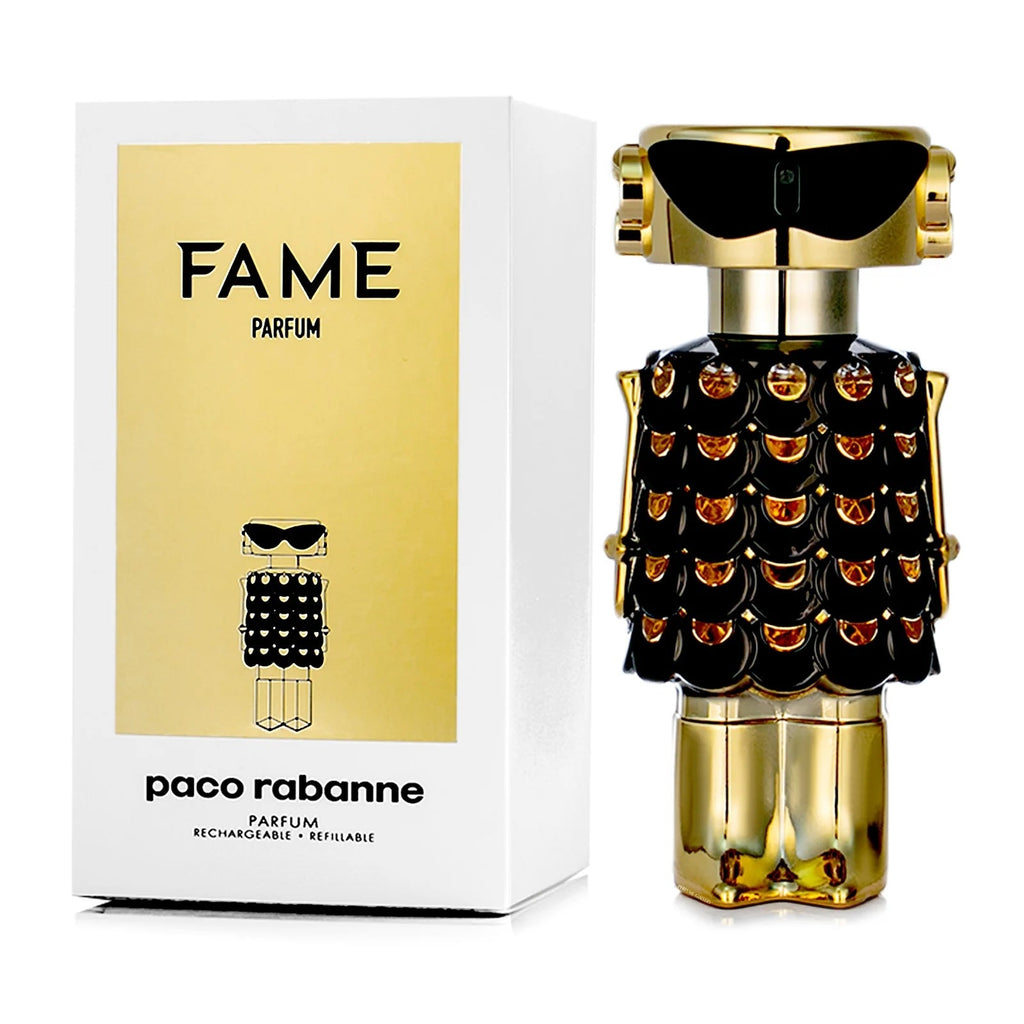 RABANNE - Fame Parfum para Mujer / 80 mL Parfum Spray RECARGABLE