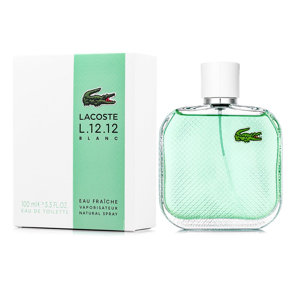 L.12.12 Blanc Eau Fraîche by Lacoste for men Eau De Toilette Spray 100 mL