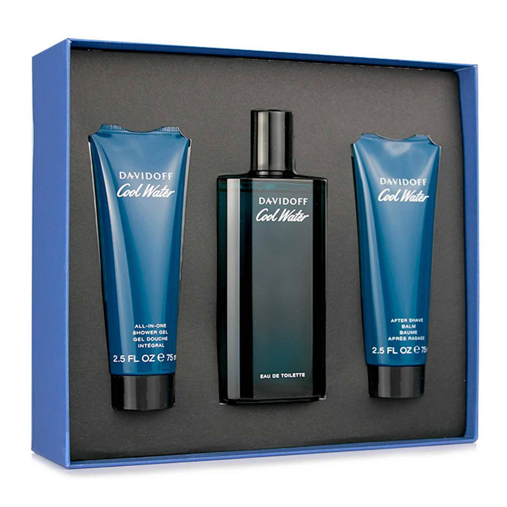 SET - Cool Water by Davidoff for men Eau De Toilette Spray 125 ml